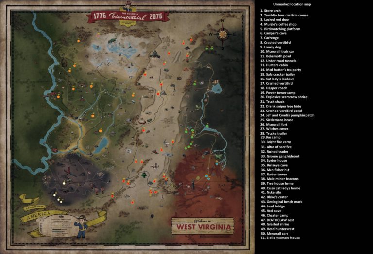 fo76 rare locations – Fallout 76 Maps, Vaults, Vendors, Treasures and ...