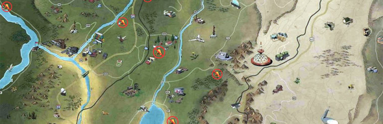 wastelander map – Fallout 76 Maps, Vaults, Vendors, Treasures and More ...