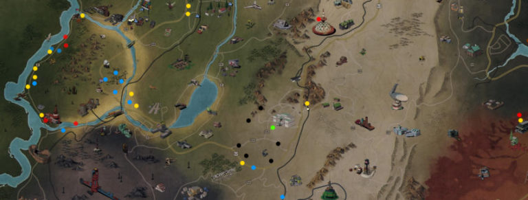 npc spawn map – Fallout 76 Maps, Vaults, Vendors, Treasures and More ...